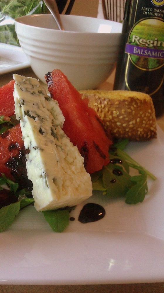 Watermelon Salad and Balsamic Reduction - Adriana's Best Recipes