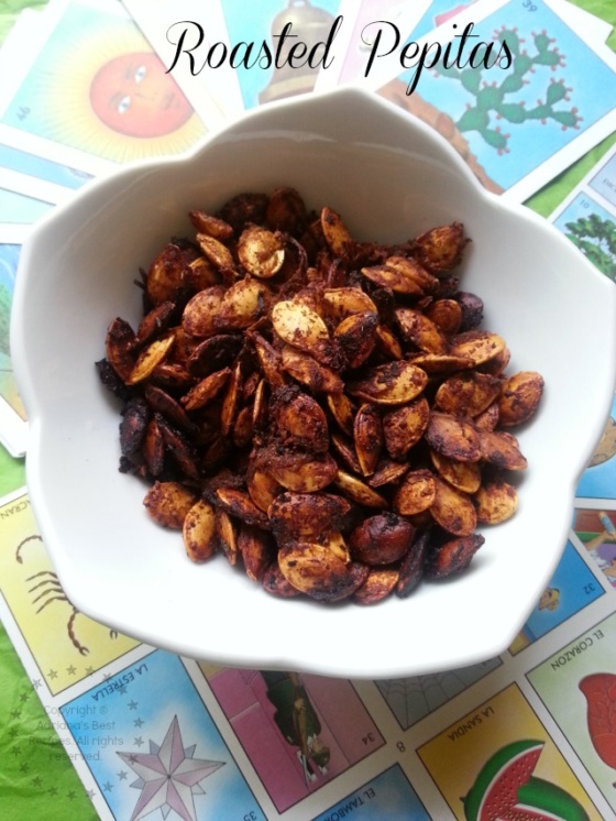 Roasted Pepitas - Adriana's Best Recipes