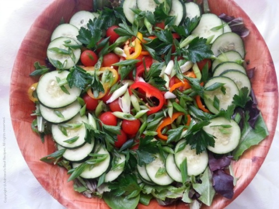 Family Style Salad - Adriana's Best Recipes