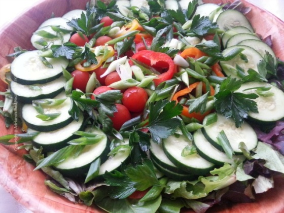 Family Style Salad - Adriana's Best Recipes