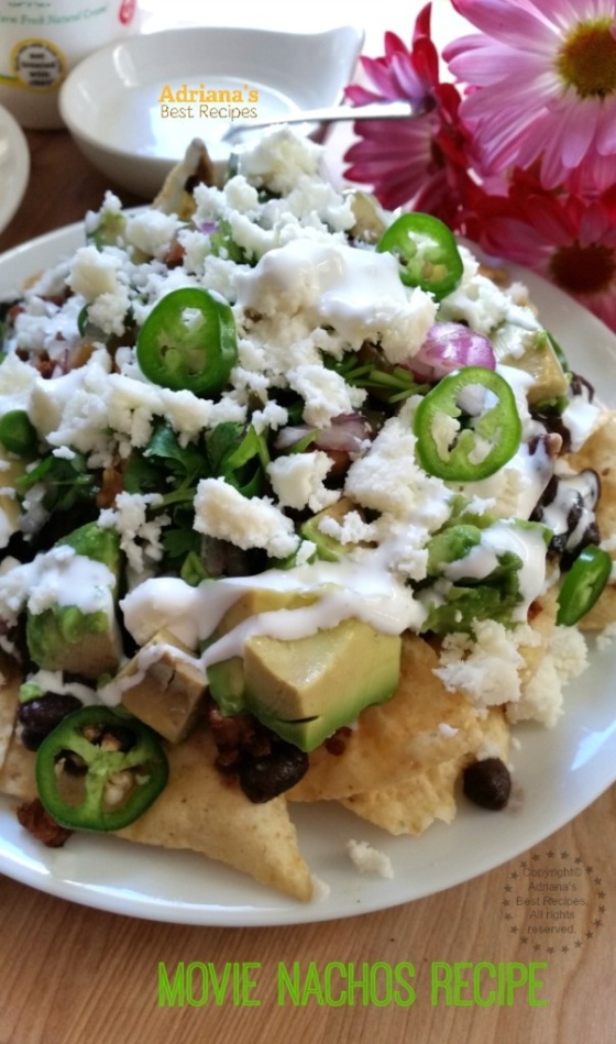 Movie Nachos Recipe with Fresh Garnishes - Adriana's Best Recipes