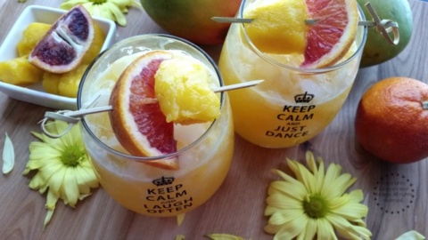 Mango Blood Orange Fizz