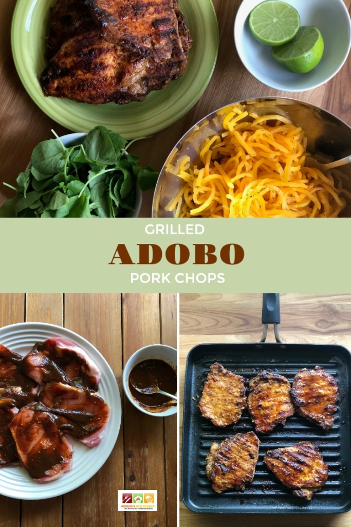 Grilled Adobo Pork Chops - Adriana's Best Recipes