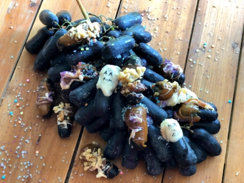 Spooky Moon Drop Grapes for Halloween - Adriana's Best Recipes