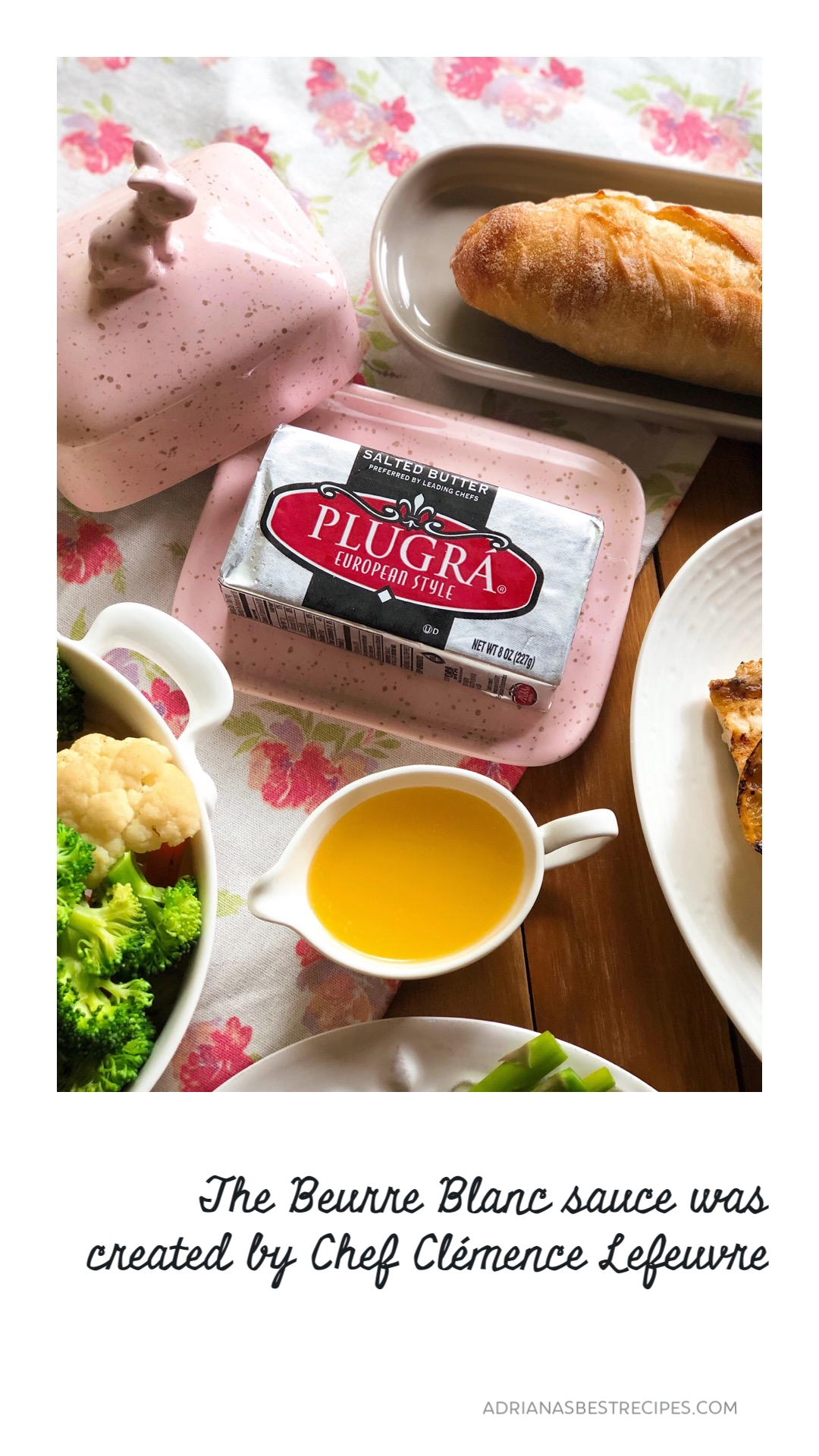 French Style Butter Sauce or Beurre Blanc - Adriana's Best Recipes