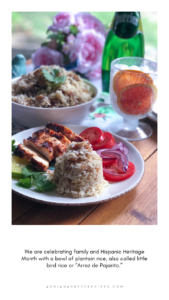 Plantain Rice Colombian Style - Adriana's Best Recipes