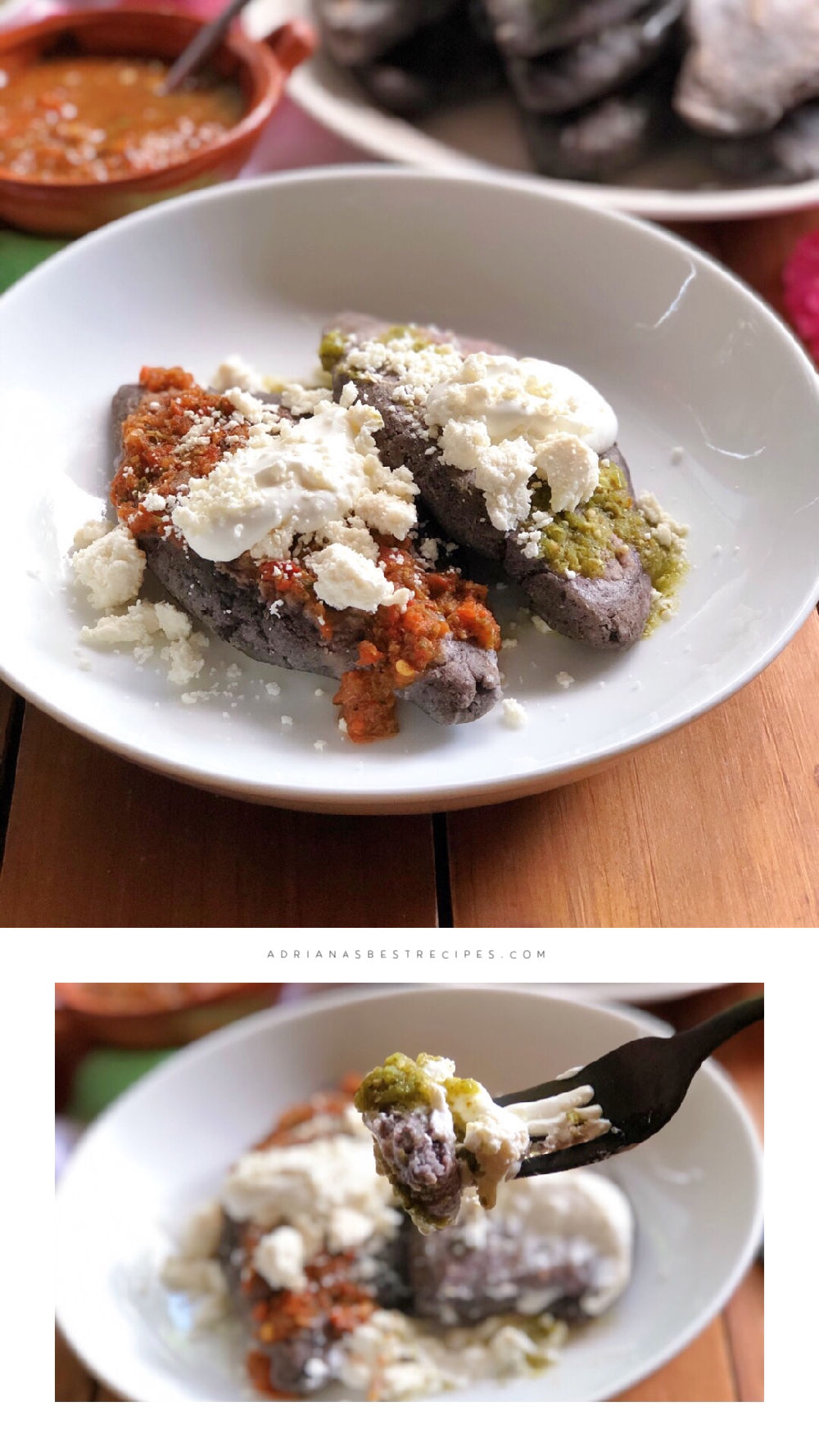 Tlacoyos con Masa de Maíz Azul - Adriana's Best Recipes