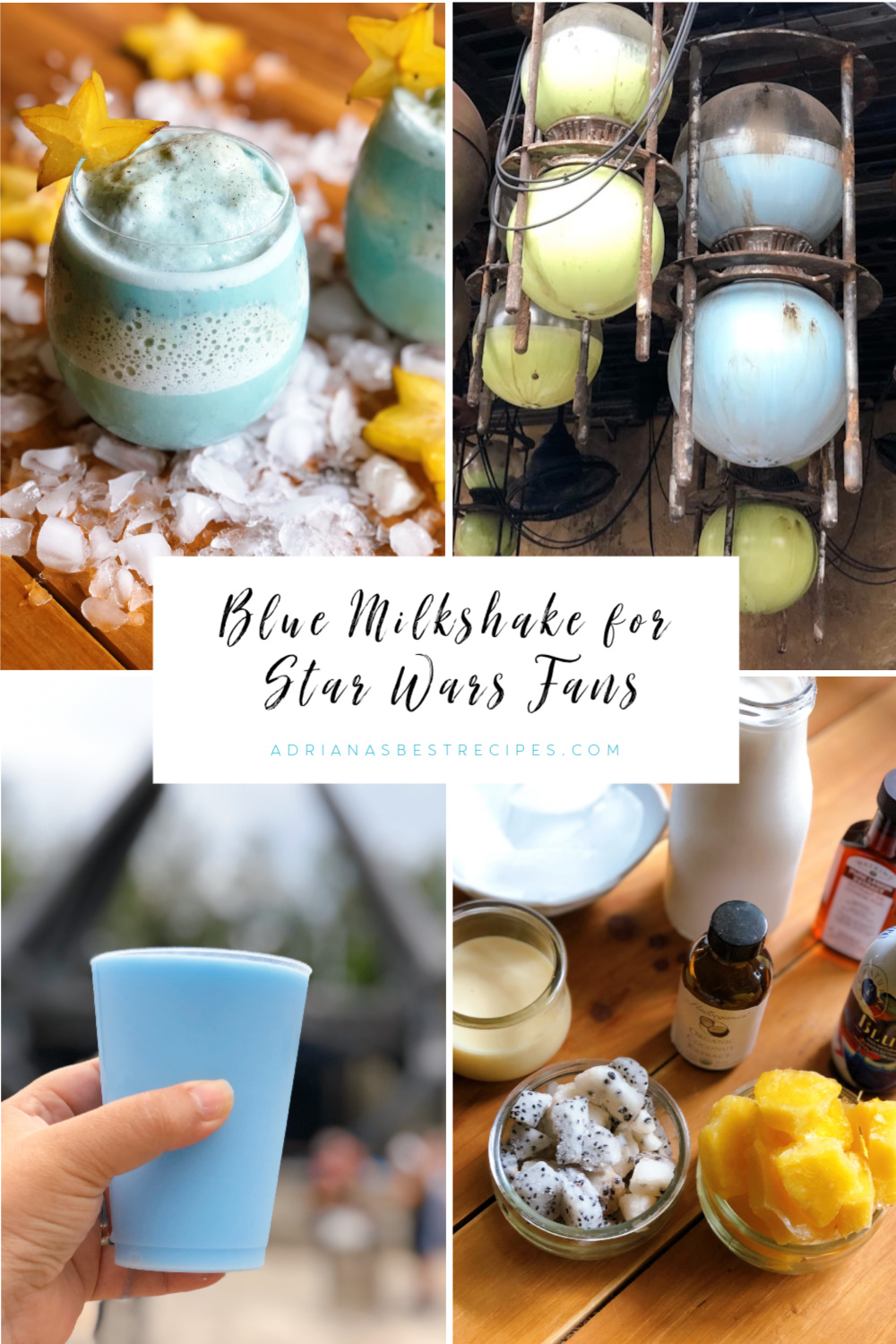 Blue Milkshake for Star Wars Fans - Adriana's Best Recipes