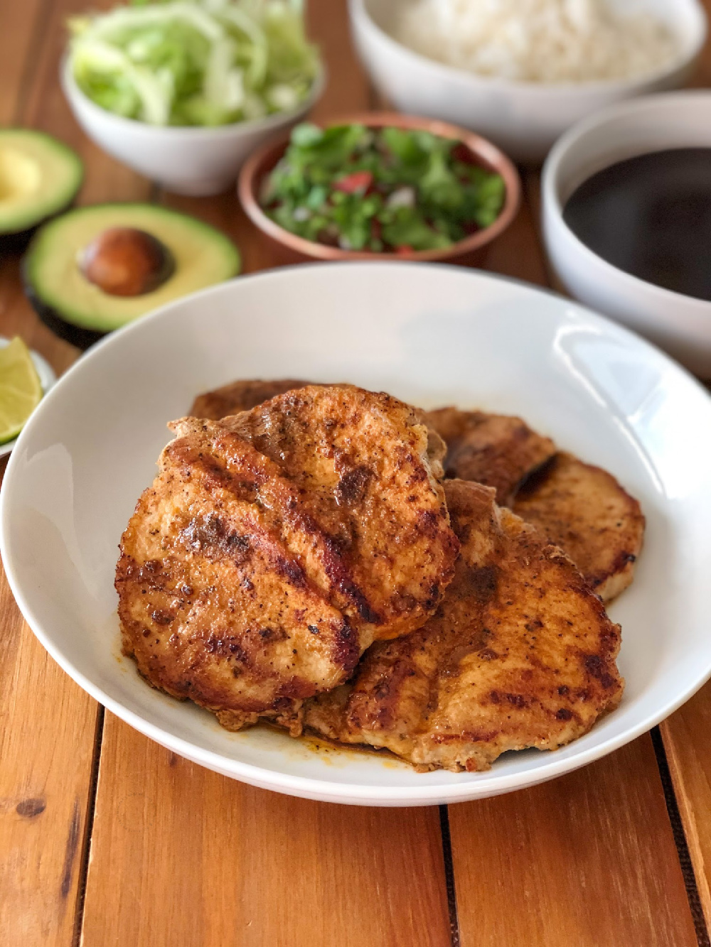 Chipotle Pork Chops Bowl - Adriana's Best Recipes