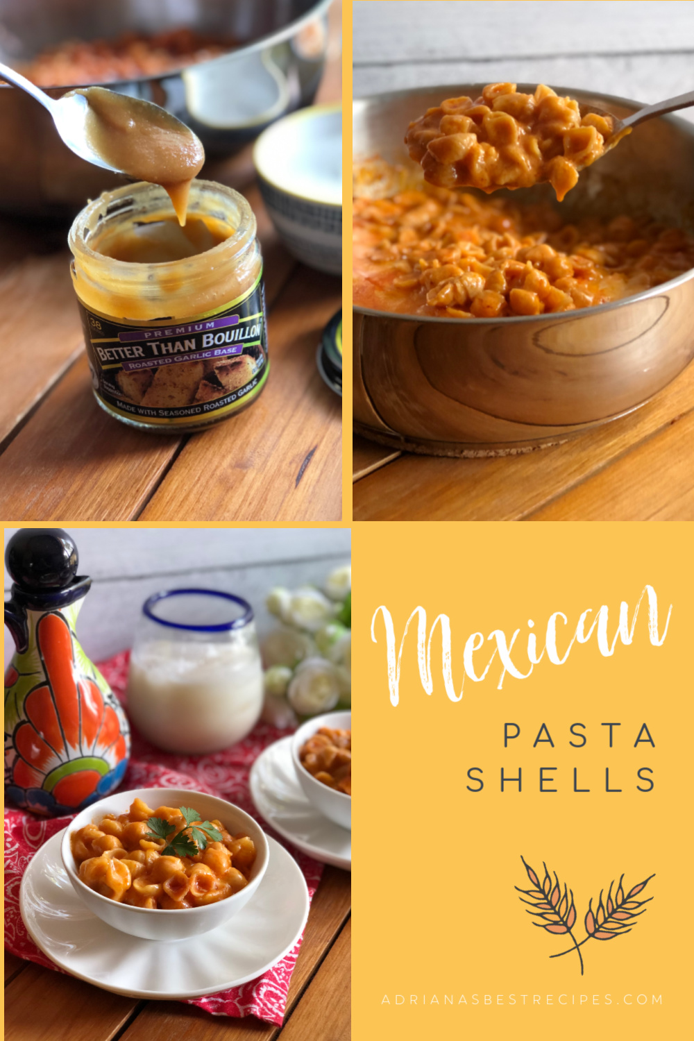 Mexican Pasta Shells with Cheese - Adriana's Best Recipes
