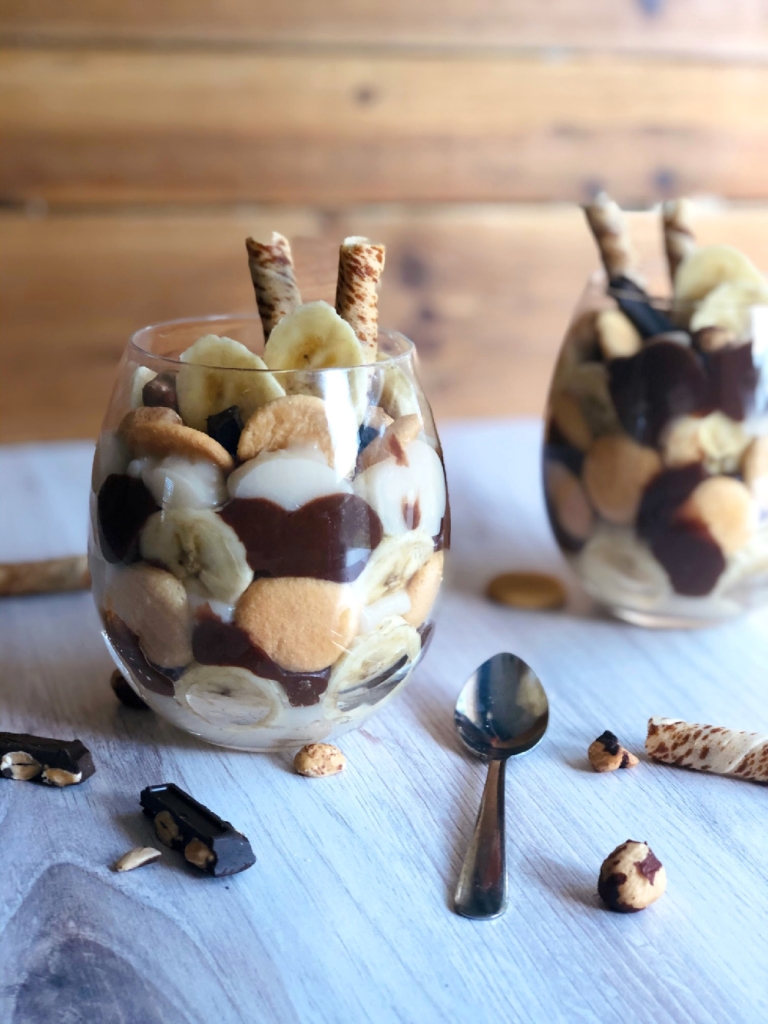 Vegan Chocolate Banana Pudding Cups - Adriana's Best Recipes