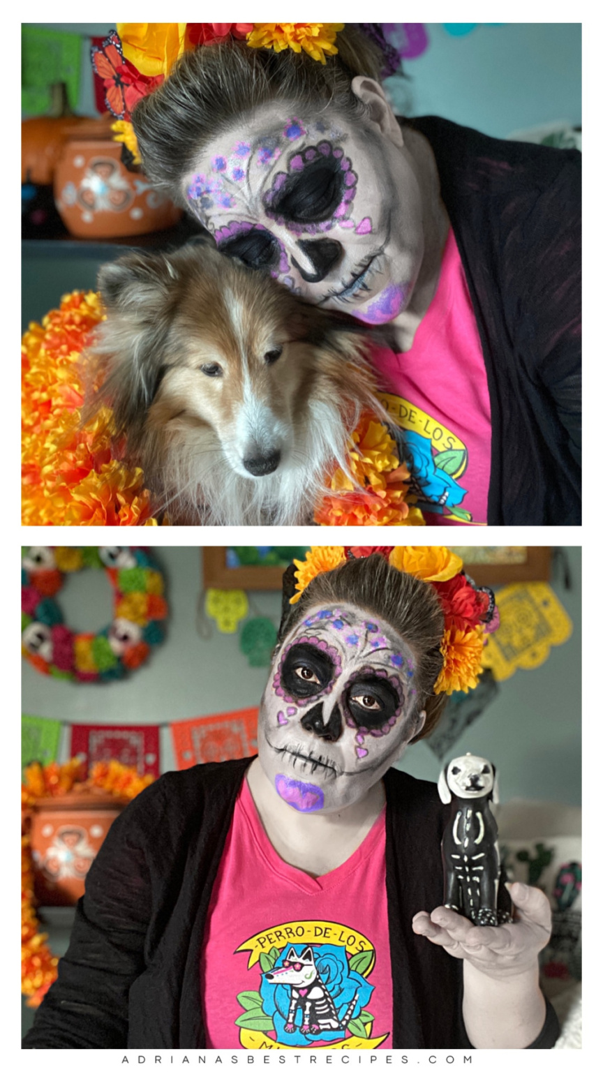 La Catrina Makeup Tutorial for Day of the Dead - Adriana's Best Recipes