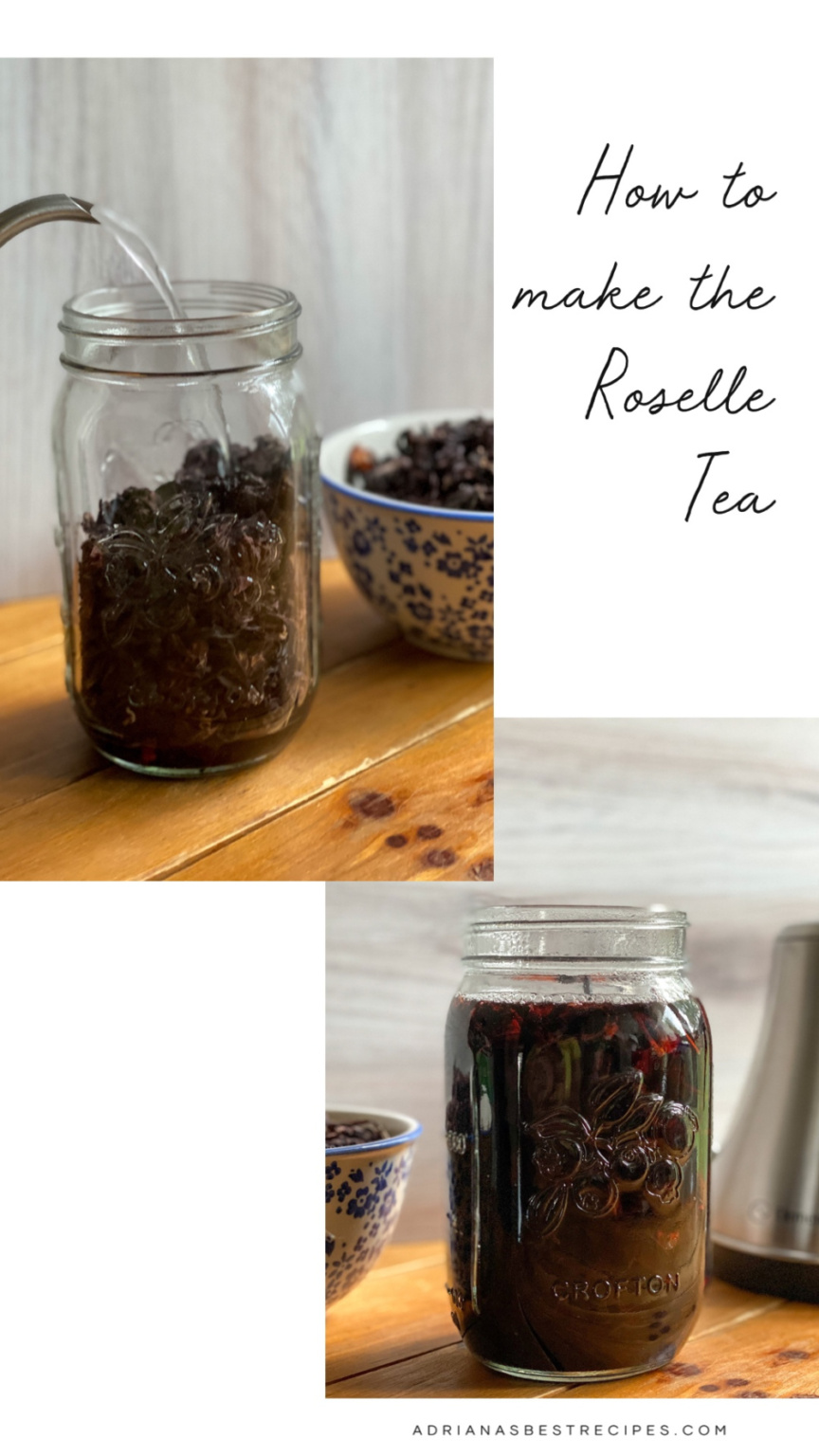 Roselle Water or Hibiscus Iced Tea - Adriana's Best Recipes